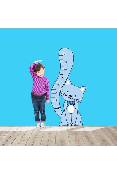 Kt Decoration Sevimli Kediler Boy Ölçer Gelişim Tablosu Duvar Sticker Kt Decoration Sevimli Kediler Boy Ölçer Gelişim Tablosu Duvar Sticker