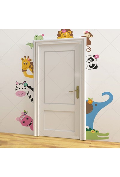 Kt Decoration Kapı Arkadaşları Çocuk Odası Sticker