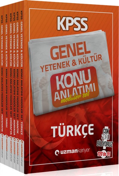 Uzman Kariyer KPSS Genel Yetenek & Kültür 2020 Konu Anlatımlı Modüler 6 Kitap Seti Uzman Kariyer KPSS Genel Yetenek & Kültür 2020 Konu Anlatımlı Modüler 6 Kitap Seti