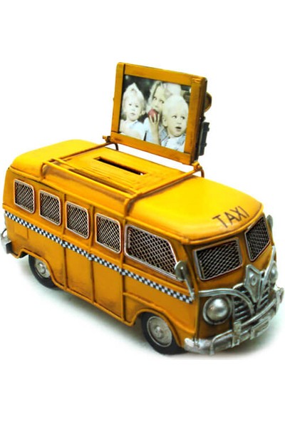 MNK Çerçeveli E Kumbaralı Dekoratif Metal Minibüs MNK Çerçeveli E Kumbaralı Dekoratif Metal Minibüs
