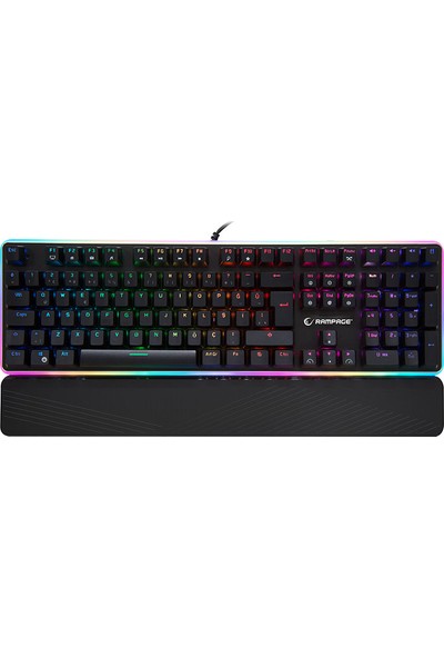 Rampage KB-R96 Ultimate RGB Metal Gövdeli Oyuncu Mekanik Klavye