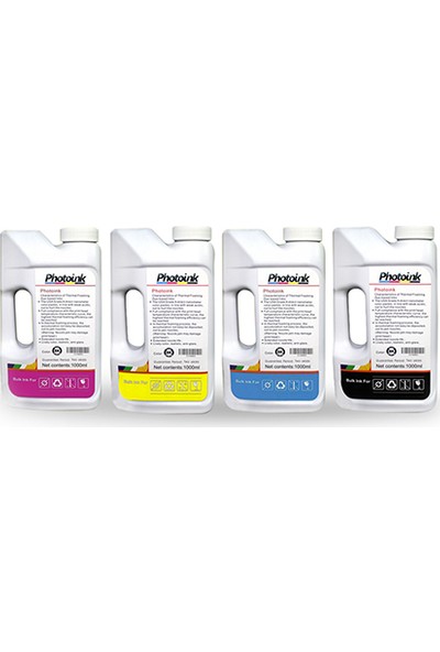 Photo Ink Ecotank L3160 L5190 L6190 4 Renk 1000 ml Mürekkep 50000 Sayfa Photo Ink Ecotank L3160 L5190 L6190 4 Renk 1000 ml Mürekkep 50000 Sayfa