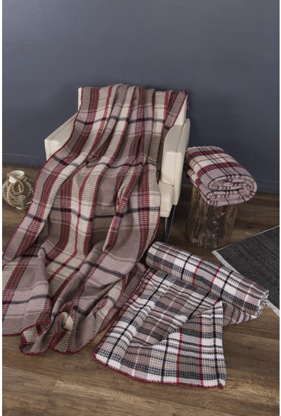 Atlantik Yün Çift Kişilik Soft Battaniye Kırmızı Halı Atlantik Yün Çift Kişilik Soft Battaniye Kırmızı Halı