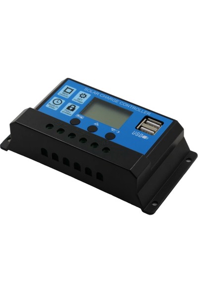 PWM Güneş Paneli Solar Şarj Kontrol Cihazı Regülatörü 10A PWM Güneş Paneli Solar Şarj Kontrol Cihazı Regülatörü 10A