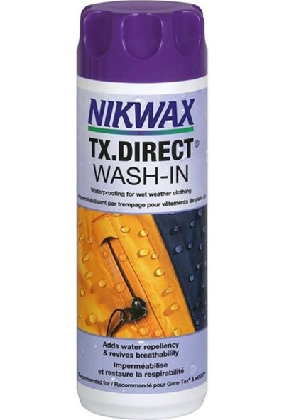 Nikwax Tx.Direct Wash-İn Teknik Kumaş Su Geçirmezlik Yıkama Spreyi Nikwax Tx.Direct Wash-İn Teknik Kumaş Su Geçirmezlik Yıkama Spreyi
