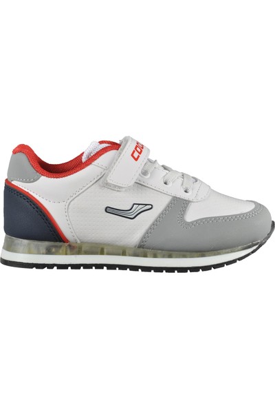 Cool 19-S12-K Beyaz-Kırmızı Çocuk Spor Ayakkabı