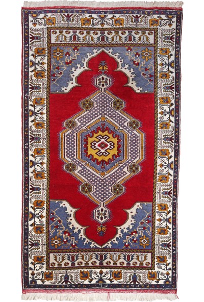 Koçaklar Kayseri El Dokuma Yün Halı 118 x 207 cm