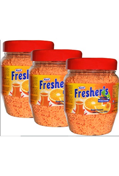 Fresher's Oralet Granül Portakal Aromalı İçecek 3'lü 300 gr Fresher's Oralet Granül Portakal Aromalı İçecek 3'lü 300 gr