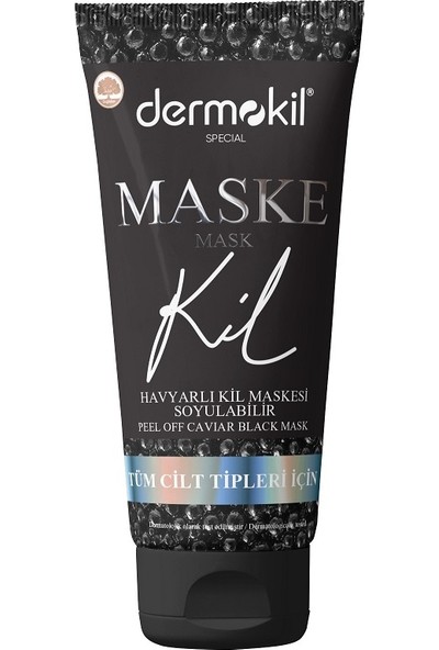 Dermokil Soyulabilir Havyarlı Siyah Kil Maskesi 75 Ml