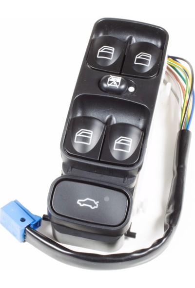 Parçazamanı Mercedes W203 2000-2007 Cam Açma Düğmesi Sürücü Tarafı Parçazamanı Mercedes W203 2000-2007 Cam Açma Düğmesi Sürücü Tarafı