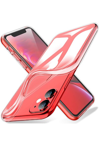 Case 4U Apple iPhone 11 Kılıf Ultra İnce Silikon Arka Kapak İmax Şeffaf Case 4U Apple iPhone 11 Kılıf Ultra İnce Silikon Arka Kapak İmax Şeffaf