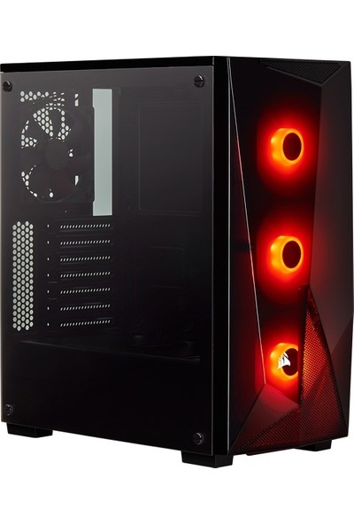 Corsair CC-9020121-EU SPEC-DELTA RGB Temperli Cam MidTower ATX Oyuncu Bilgisayar Kasası + VS550 Power Supply Corsair CC-9020121-EU SPEC-DELTA RGB Temperli Cam MidTower ATX Oyuncu Bilgisayar Kasası + VS550 Power Supply
