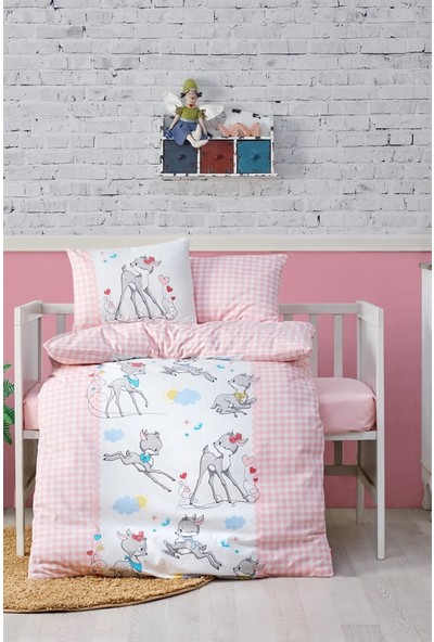 Cotton Box Bebek Nevresim Takımı - Bambi Pembe Cotton Box Bebek Nevresim Takımı - Bambi Pembe