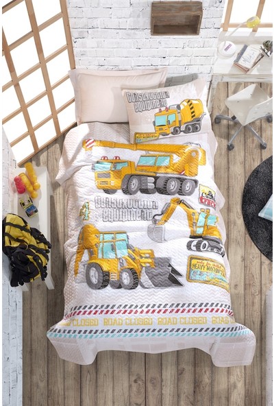 Cotton Box Junior Tek Kişilik Complete Set - Track Turkuaz Cotton Box Junior Tek Kişilik Complete Set - Track Turkuaz