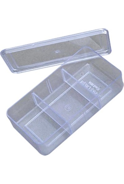 Hipaş Plastik - 2 Seyyar Bölmeli Kapaklı Organizer Kutu - 604 Hipaş Plastik - 2 Seyyar Bölmeli Kapaklı Organizer Kutu - 604