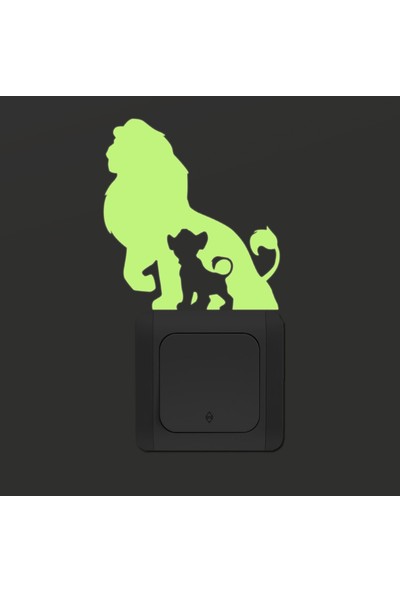 DekorLoft Dekor Loft Gece Parlayan Çocuk Odası Priz Sticker Fps-15 DekorLoft Dekor Loft Gece Parlayan Çocuk Odası Priz Sticker Fps-15