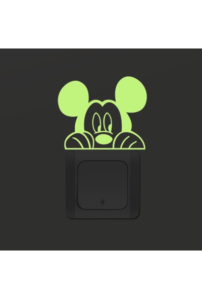 DekorLoft Dekor Loft Gece Parlayan Çocuk Odası Priz Sticker Fps-17