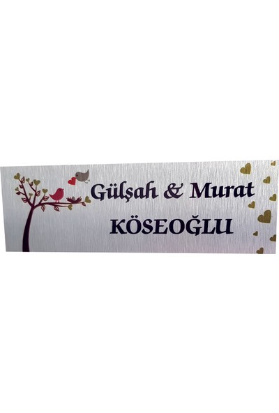 Umut Reklam Kapı Isimliği Model 19 (Gümüş) Umut Reklam Kapı Isimliği Model 19 (Gümüş)