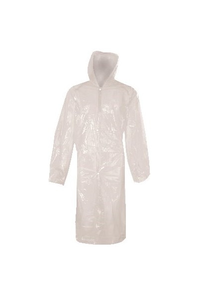Junıor Tek Kullanımlık Çıtçıtlı Şeffaf Yağmurluk