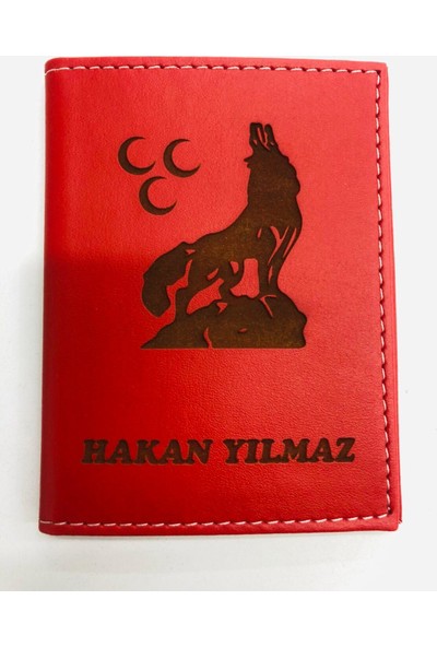 Appcity Kişiye Özel Isimli Deri Ruhsat Kılıfı- CTY07