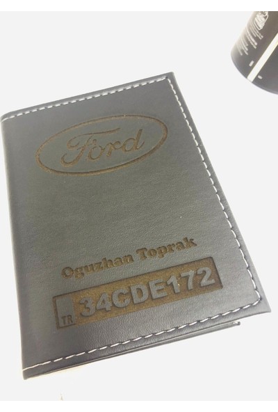 Appcity Kişiye Özel Isimli Suni Deri Ruhsat Kabı- CTY02