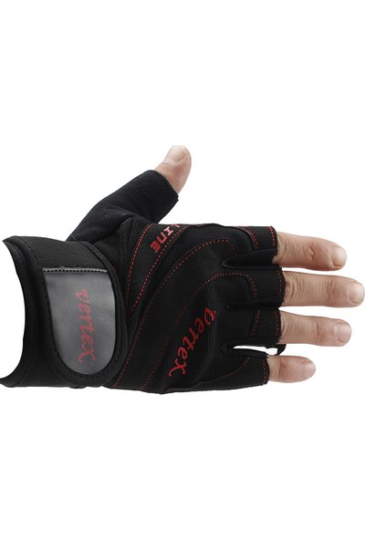 Vertex Pro Power Siyah Likralı Kumaş Dambıl Fitnes Kesik Spor Eldiveni Vertex Pro Power Siyah Likralı Kumaş Dambıl Fitnes Kesik Spor Eldiveni