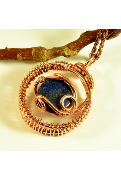 Mba Handmade Jewelry El Yapımı Lapis Lazuli Kristali Kolye Mba Handmade Jewelry El Yapımı Lapis Lazuli Kristali Kolye