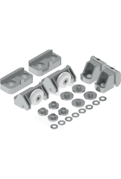 Anpa Duşakabin Katlanır Cam Rulmanı Tekeri Makarası Takımı