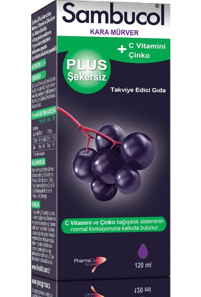 Sambucol Plus Şekersiz 120ML Sambucol Plus Şekersiz 120ML