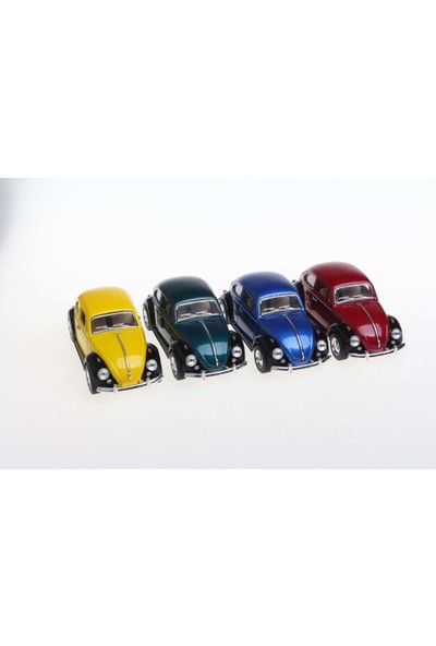 Kinsmart 1-34 Yamalı Volkswagen Beetle Model Araba 4'lü Set Kinsmart 1-34 Yamalı Volkswagen Beetle Model Araba 4'lü Set