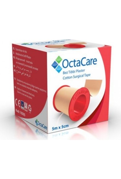 Octacare Bez Tıbbi Plaster 5 m x 5 cm Octacare Bez Tıbbi Plaster 5 m x 5 cm