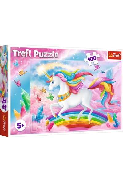 Trefl Puzzle Into The Crystal World Of Unicorns 100 Parça Puzzle Trefl Puzzle Into The Crystal World Of Unicorns 100 Parça Puzzle