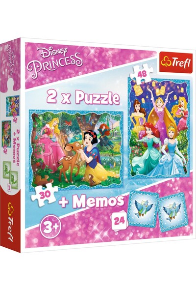 Trefl Puzzle Marvelous Princess World Disney Princess 2 In 1 Puzzle (30+48 Parça) Trefl Puzzle Marvelous Princess World Disney Princess 2 In 1 Puzzle (30+48 Parça)