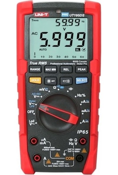 Unı-T Ut 195DS Dijital Profesyonel Multimetre Unı-T Ut 195DS Dijital Profesyonel Multimetre