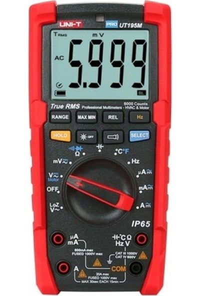 Unı-T Ut 195M Dijital Profesyonel Multimetre Unı-T Ut 195M Dijital Profesyonel Multimetre