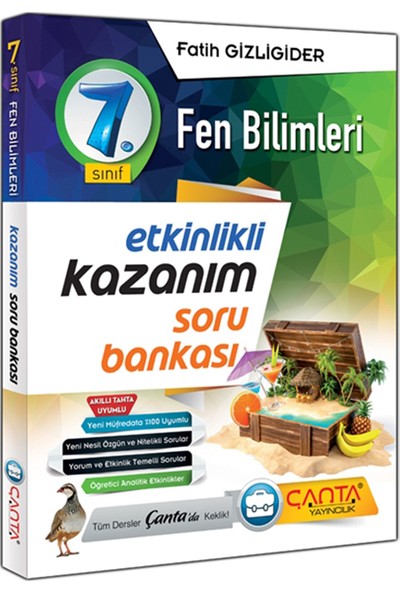 Çanta Yayınları 7. Sınıf Fen Bilimleri Etkinlikli Kazanım Soru Bankası
