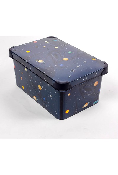 Qutu Style Box Planet Dekoratif Saklama Kutusu 10 lt Qutu Style Box Planet Dekoratif Saklama Kutusu 10 lt