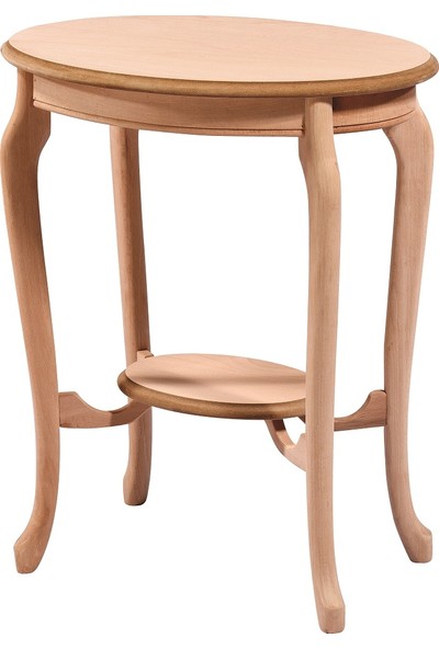 Obuts Home 6555 Lüks Saksı Ovel Cilasız Ahşap