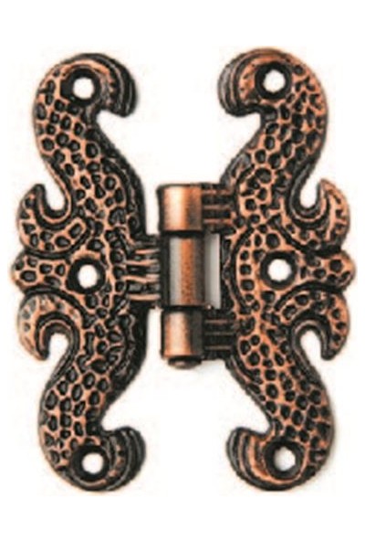 Özsan Antik Bakır Kelebek Menteşe 7 cm