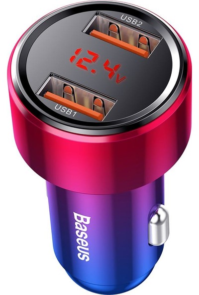 Baseus İkili Araç İçi Şarj Başlığı Baseus İkili Araç İçi Şarj Başlığı