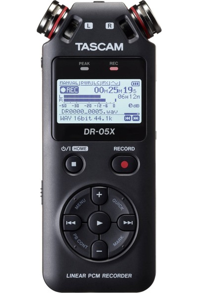 Tascam DR-05X Stereo Ses Kayıt Cihazı ve USB Ses Arabirimi Tascam DR-05X Stereo Ses Kayıt Cihazı ve USB Ses Arabirimi