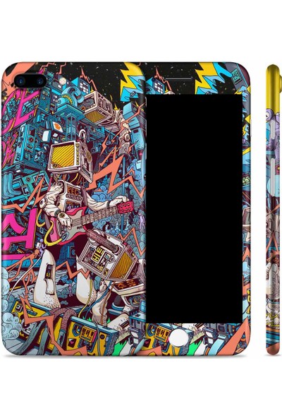 Renkli Garaj iPhone 7 Plus Doroty Telefon Kaplaması