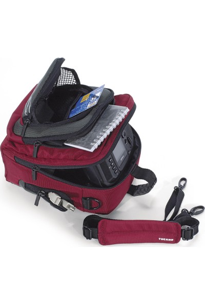 Tucano Bcars-Bx Carico Slr Kamera Çantası Bordo
