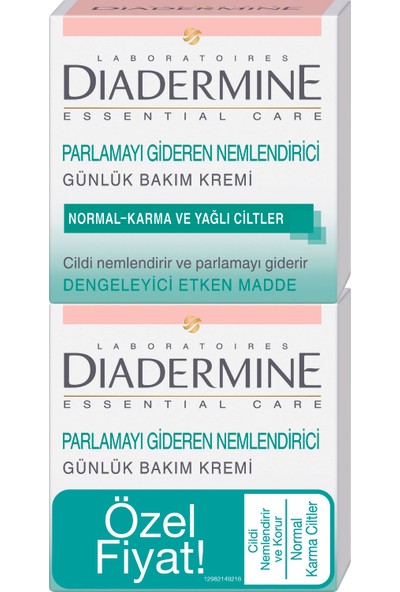 Diadermine Normal ve Karma Ciltler için Ne Mlendirici Bakım Kremi 2'li 50 Ml+50 Ml Diadermine Normal ve Karma Ciltler için Ne Mlendirici Bakım Kremi 2'li 50 Ml+50 Ml
