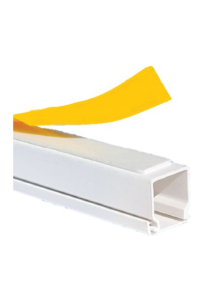 Mutlusan Yapışkanlı Kablo Kanalı 12 x 12 mm 18 M