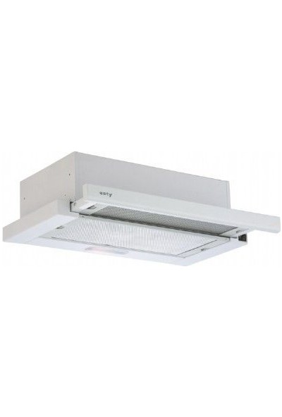Esty 1350 Beyaz 60 Sürgülü Aspiratör Esty 1350 Beyaz 60 Sürgülü Aspiratör