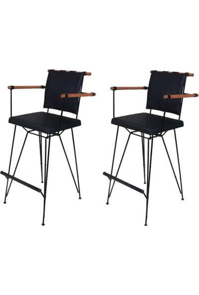 Pikare Mobilya Penyez Bar Sandalye 2'li Pikare Mobilya Penyez Bar Sandalye 2'li
