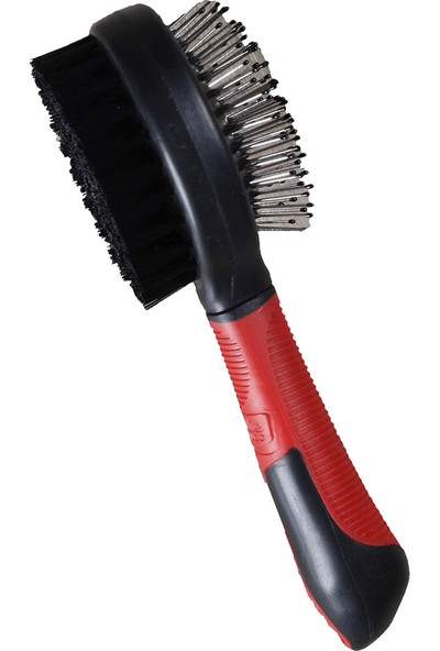 Flamingo Çift Taraflı Köpek Tarağı Fırçası Large