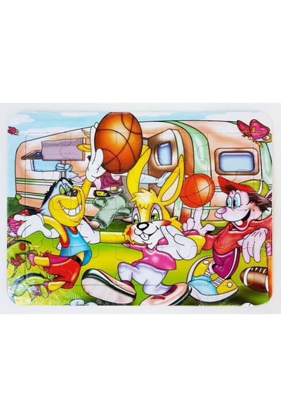 Cartoon Yapboz Küçük Boy Kağıt 20 Parça NO:001 Cartoon Yapboz Küçük Boy Kağıt 20 Parça NO:001