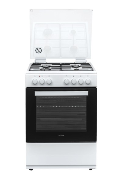 Vestel SF 8401 A Enerji Sınıfı 4 Gözü Gazlı 7 Fonksiyonlu Solo Fırın